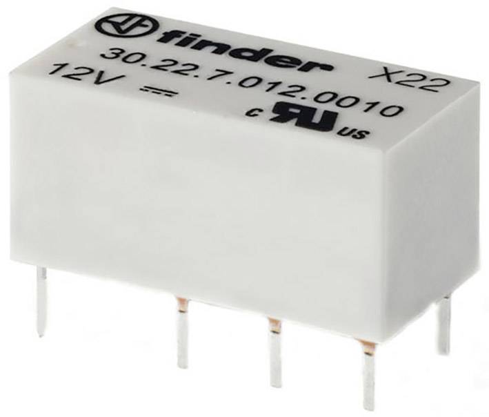 Finder 30.22.7.012.0000 PCB relej 12 V/DC 2 A 2 prekidac