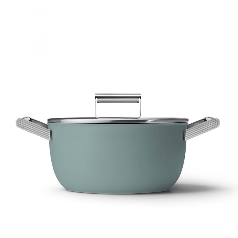 Smeg CSF2412EGM šerpa sa staklenim poklopcem, 24cm