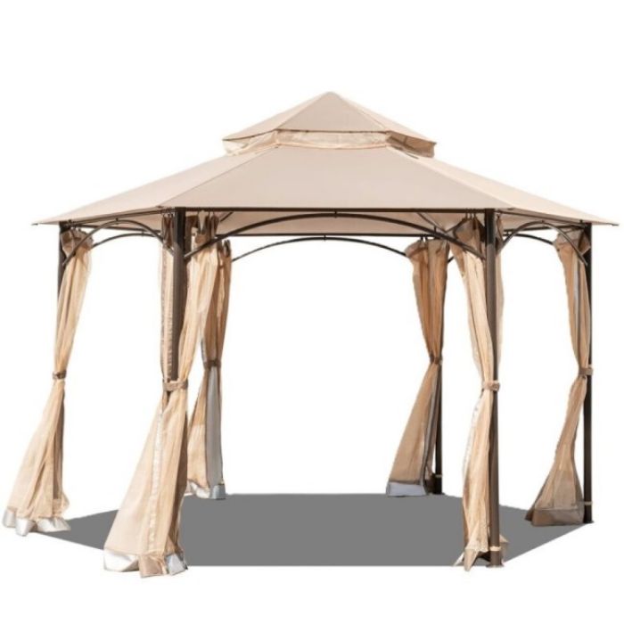 Paviljon bež sa stranicama 200x295 cm