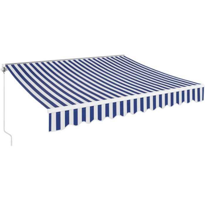Tenda zidna 2,95x2m belo/plava