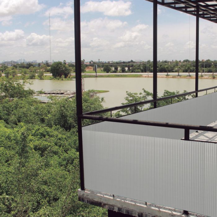 Paravan pvc trska 1.5x3m siva