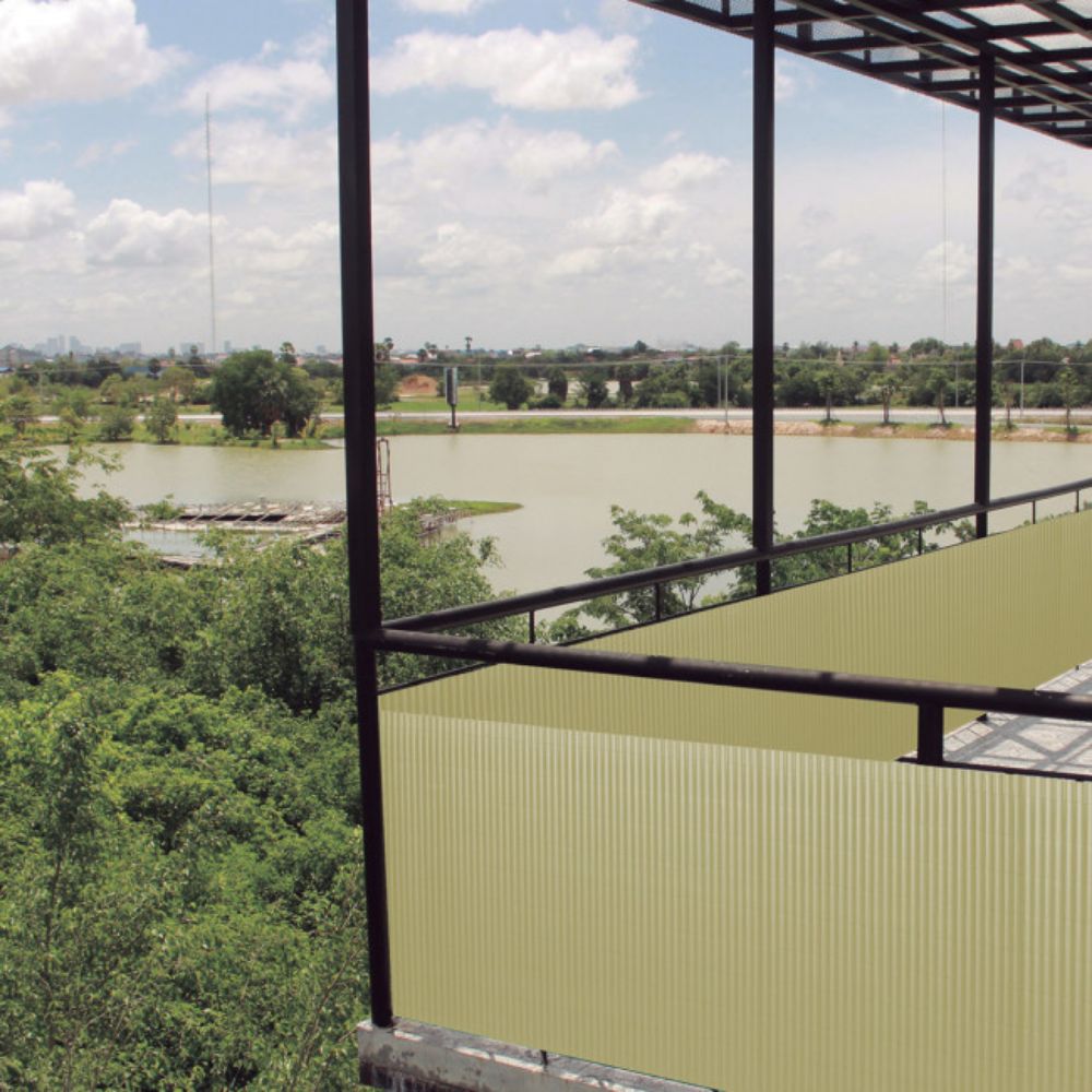 Paravan pvc trska 1x3m natur