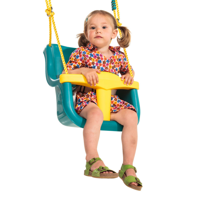 Ljuljaška beby luxe pp- 2,5m crveno/žuta