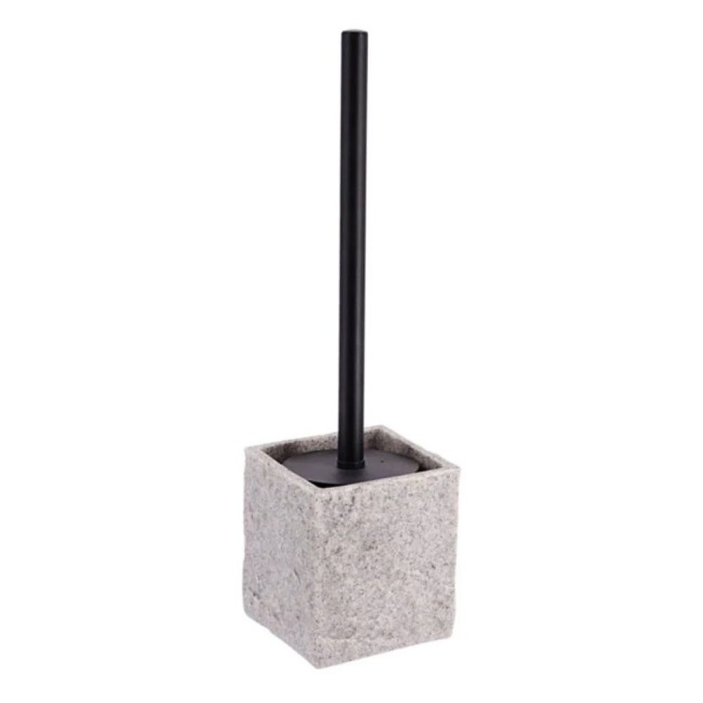 Wc četka 37x10x10cm poliresin siva tendance