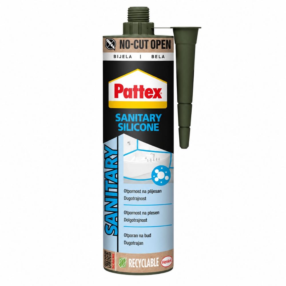 Silikon sanitarni pattex pro beli 280ml @