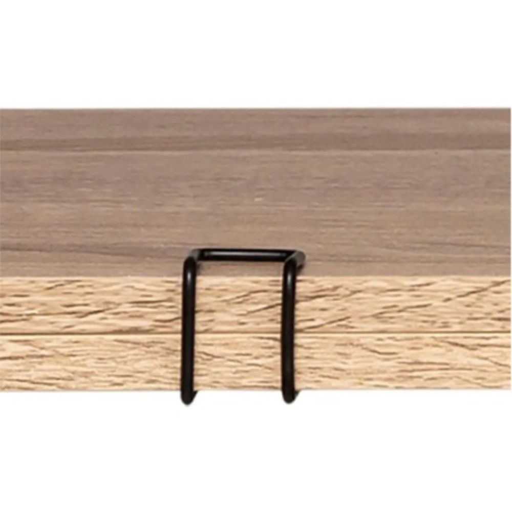 Kuke metalne za police set 4 komada 3x2,5x3,5cm metal crne- jja-sistemske