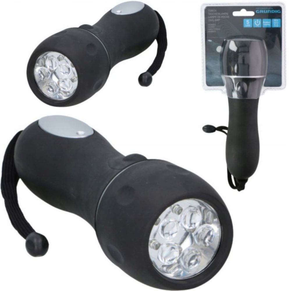 Baterijska lampa 5led grunding