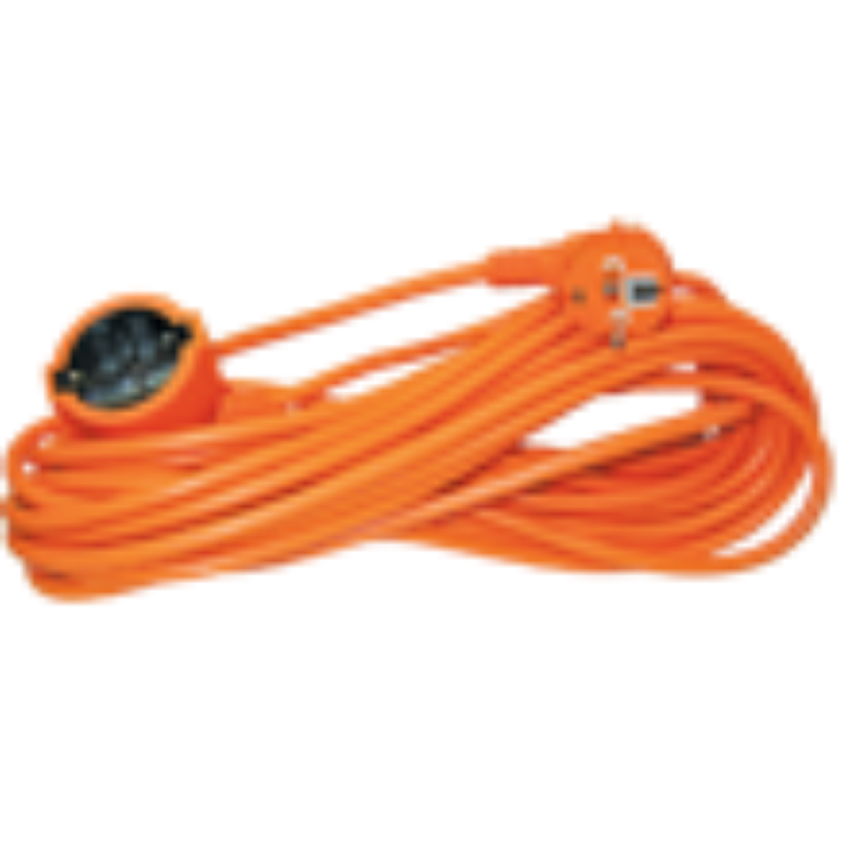 Produžni kabl šuko + utikač + natikač pp/j 3x1,5/5m - 5m