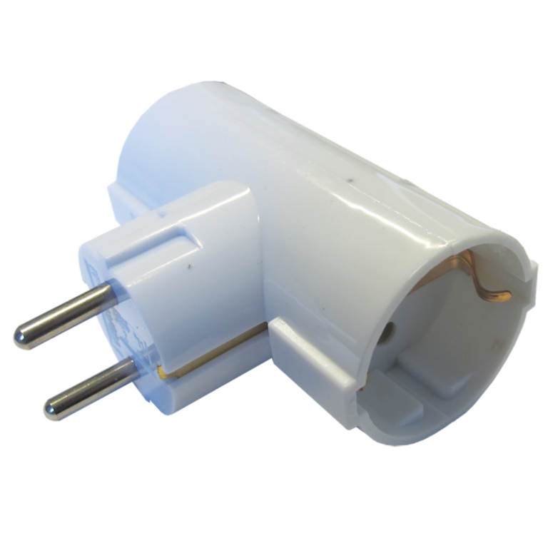 Razvodnik - t dvostruki,16a 250v, beli