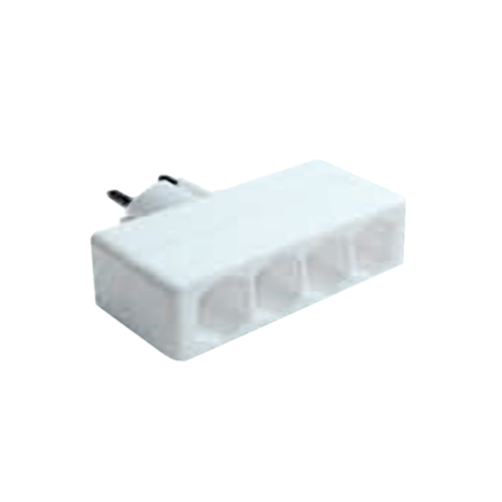 Razvodnik gzb01/4a euro četvorostruki 10a/2300w, beli