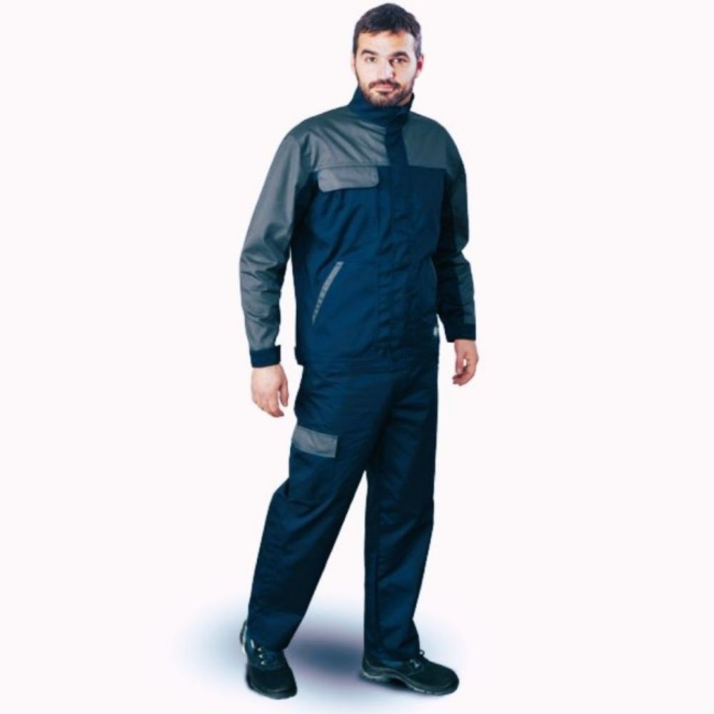 Radne pantalone stenberg lake teget-sive boje 50
