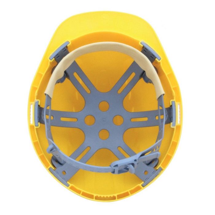 Šlem zaštitni žuti evos2 sa ventilacijom