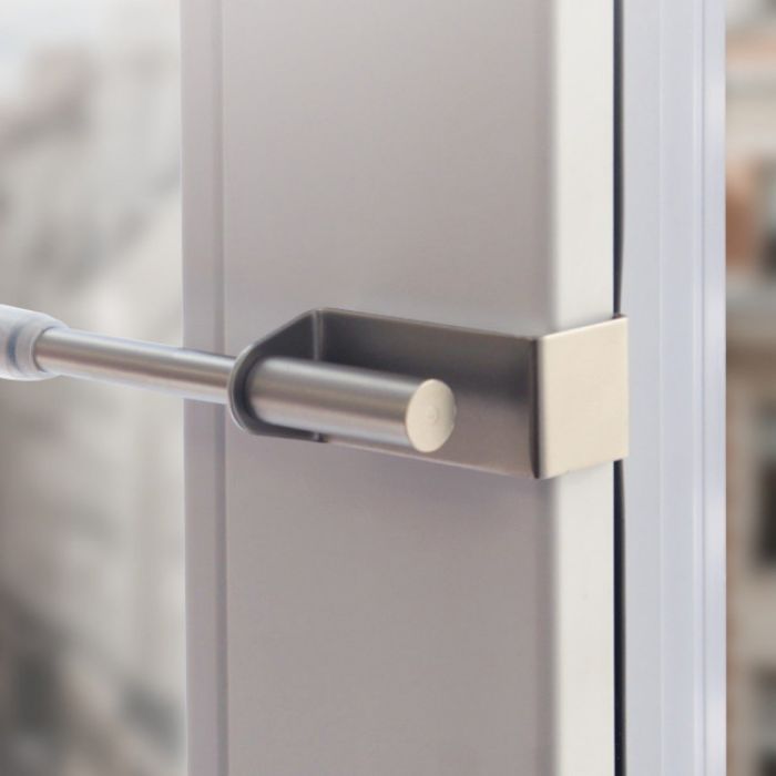 Vitraža teleskopska twist 90-130 cm, inox, blister, 1 diy