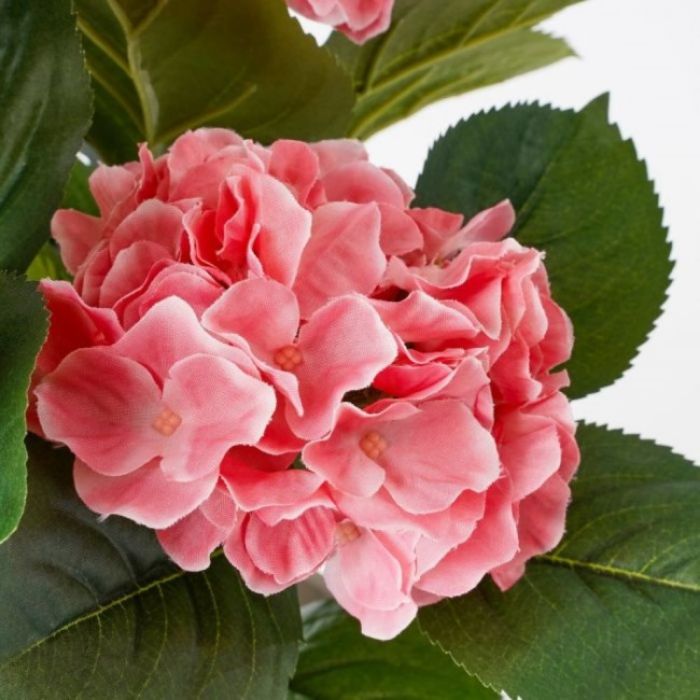 Hortenzija pink veštačka u saksiji h40xd35cm dsy 8