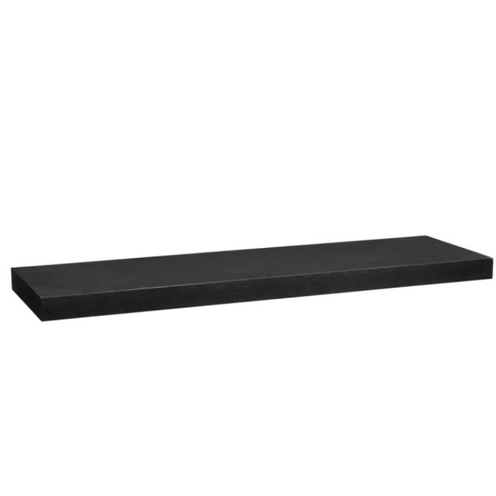 Polica zidna 80x23,5x3,8cm mdf/drvo crna