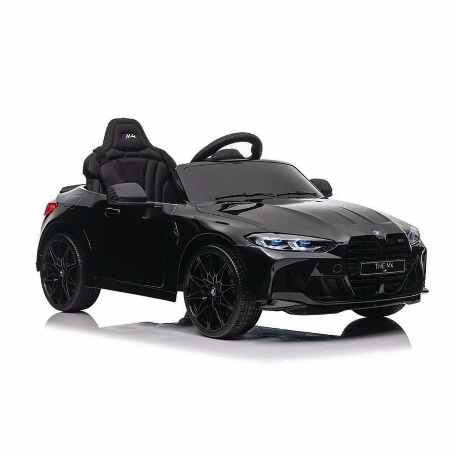 Eurobajk Automobil na akumulator za decu BMW M4, Crni