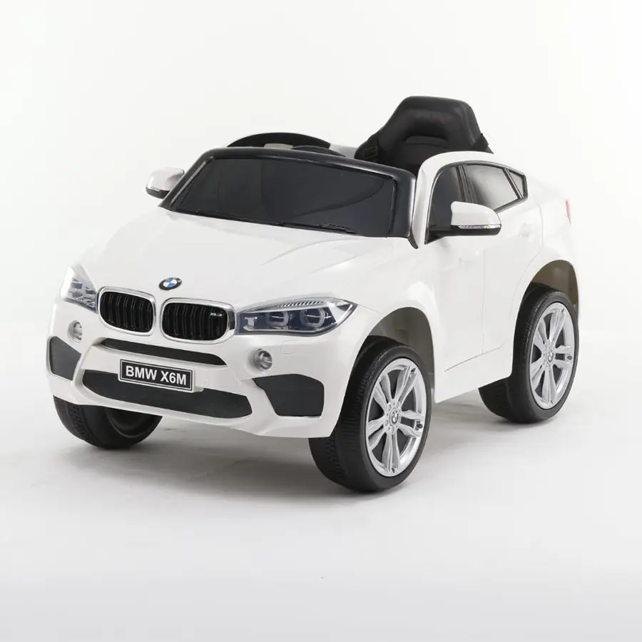 Eurobajk Automobil na akumulator za decu BMW X6, Beli