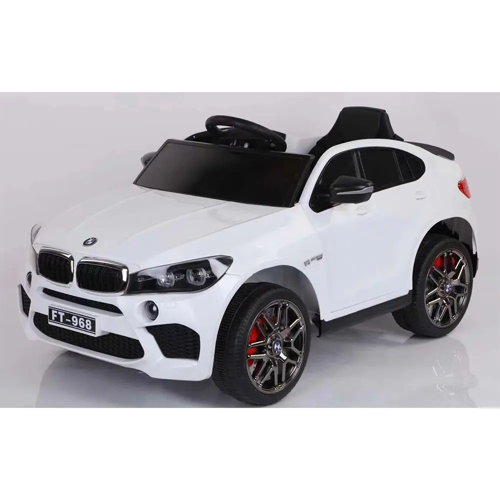 Eurobajk Automobil na akumulator za decu BMW, 4X4, Beli