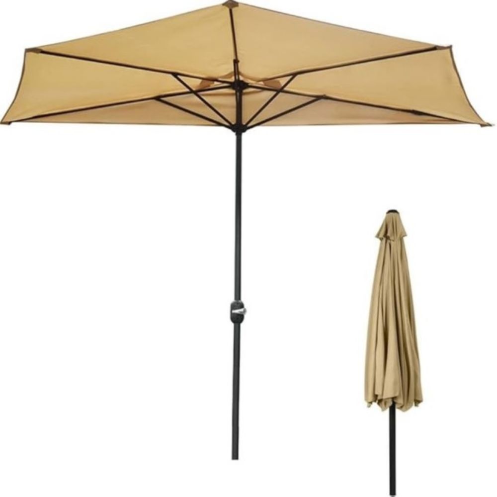 Suncobran polukružni 2.50m x 1.25 m beige