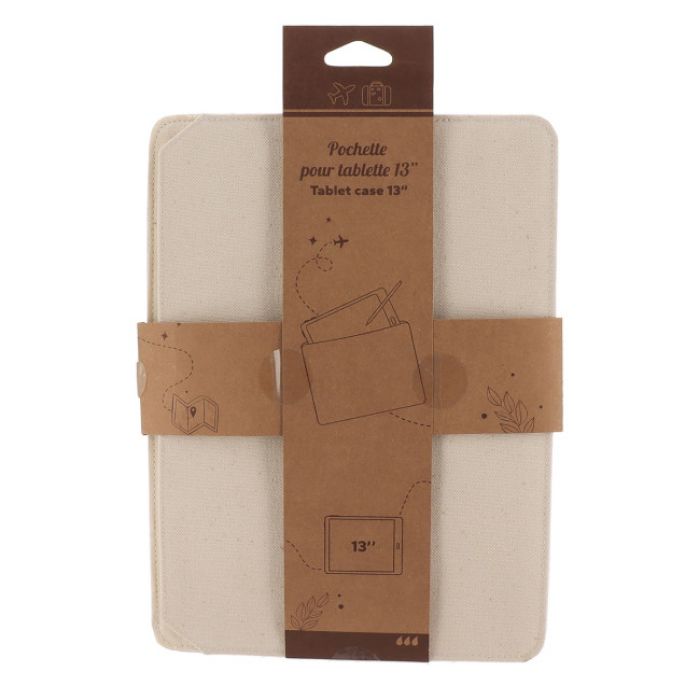 Torba za tablet 12'' 1x22x30 pamuk bež