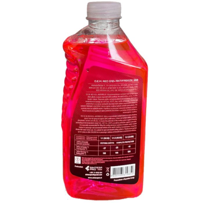 Antifriz oem red g12+ 100 1kg long life