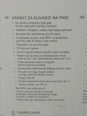Aparat za kuvanje na pari
