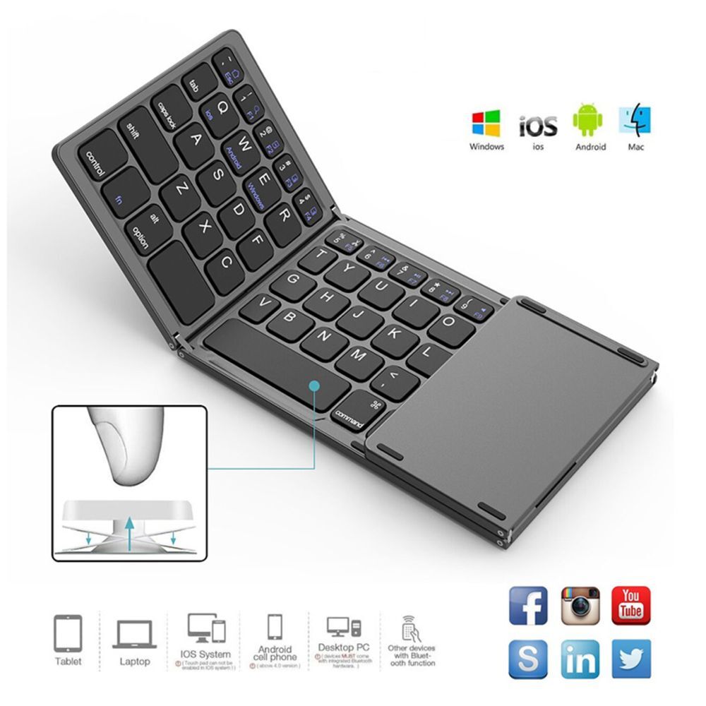 Tastatura Wireless sa touchpadom rasklopivaID: EK000806539