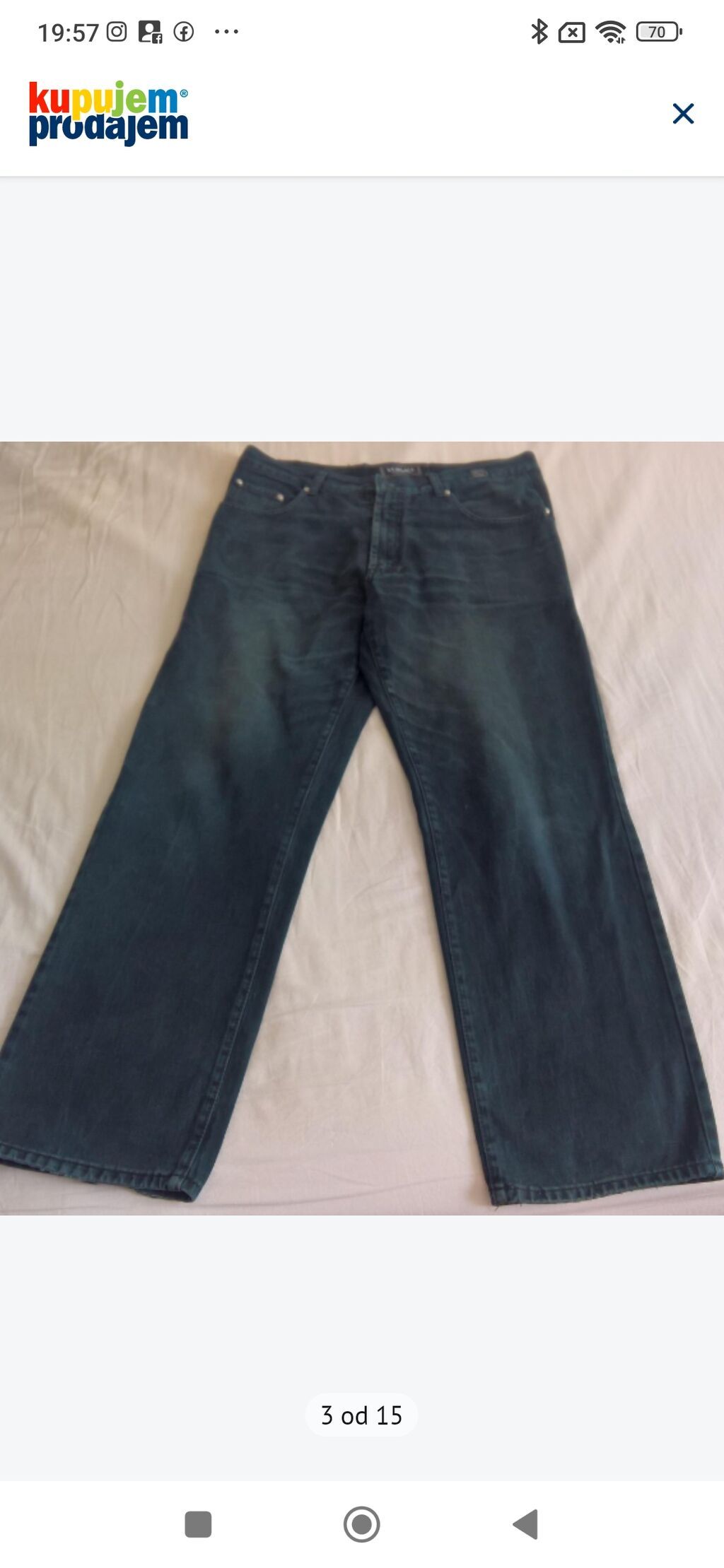 Versace Jeans Couture muške farmerke - Originalni Versace Jeans