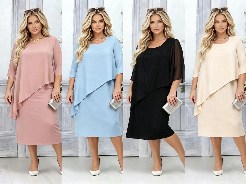 05. Haljina za punije 2XL 3XL 4XL 2.600 dinara H