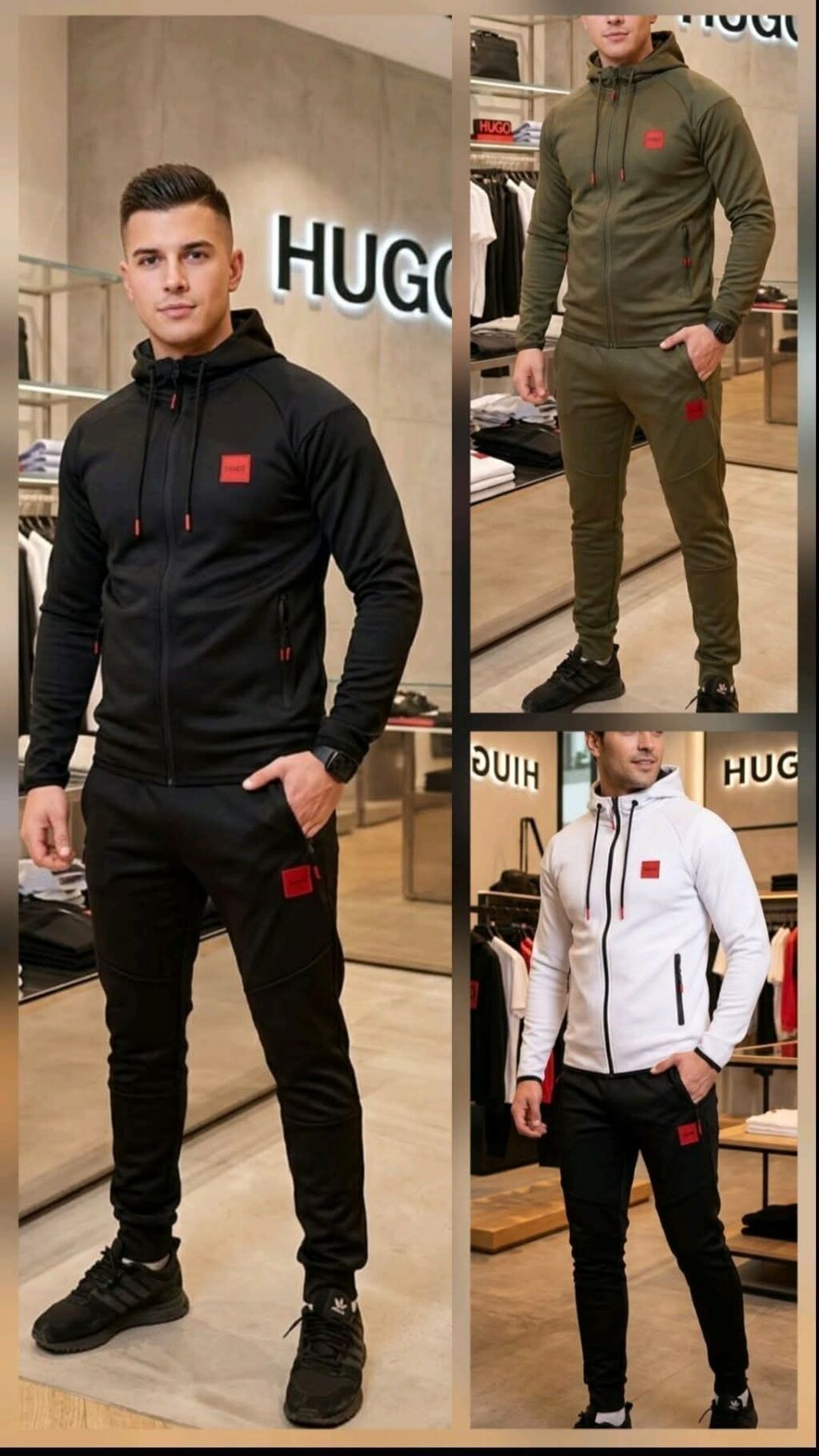 Trenerka Hugo Boss, bоја - Crna