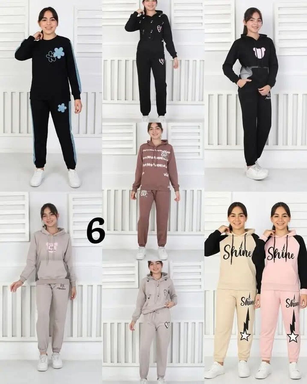 Komplet trenerki za devojčice/teen – više modela i boja - Dvodijelni