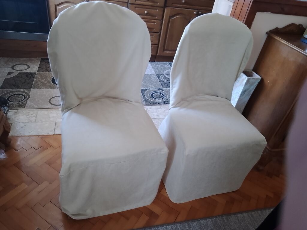 Navlake za stolice – set od 2 komada - Materijal: tkanina u