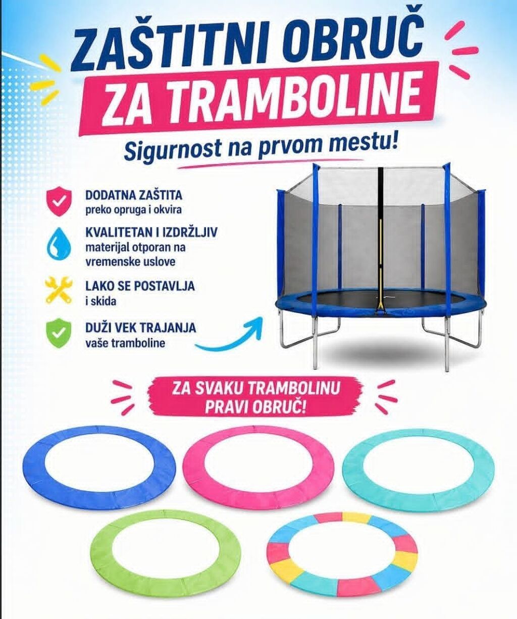      AKCIJA ZAŠTITNIH OBRUČA 244 I 305 cm      244 cm - 5.300 din 305 cm -