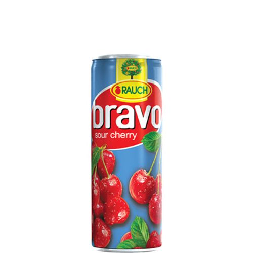 BRAVO limenka Višnja 0,25l, 24 kom XXL