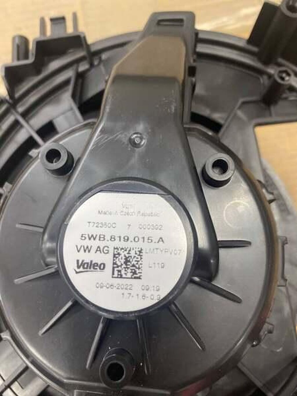 VENTILATOR KABINE ZA ŠKODA KODIAQ, SUPERB - 5WB819015A | Ventilator