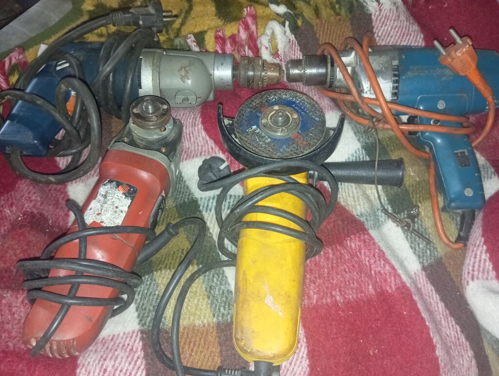 Paket električnih alata – bušilice i ugaone brusilice (žičani modeli)