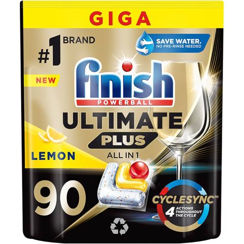 Finish Ultimate Plus Lemon 90kom