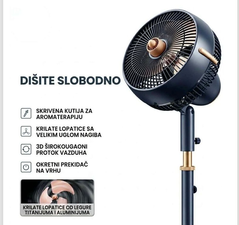 ❄️ PODNI VENTILATOR SA DIFUZEROM – SAVRŠENO OSVEŽENJE ZA TOPLE DANE!