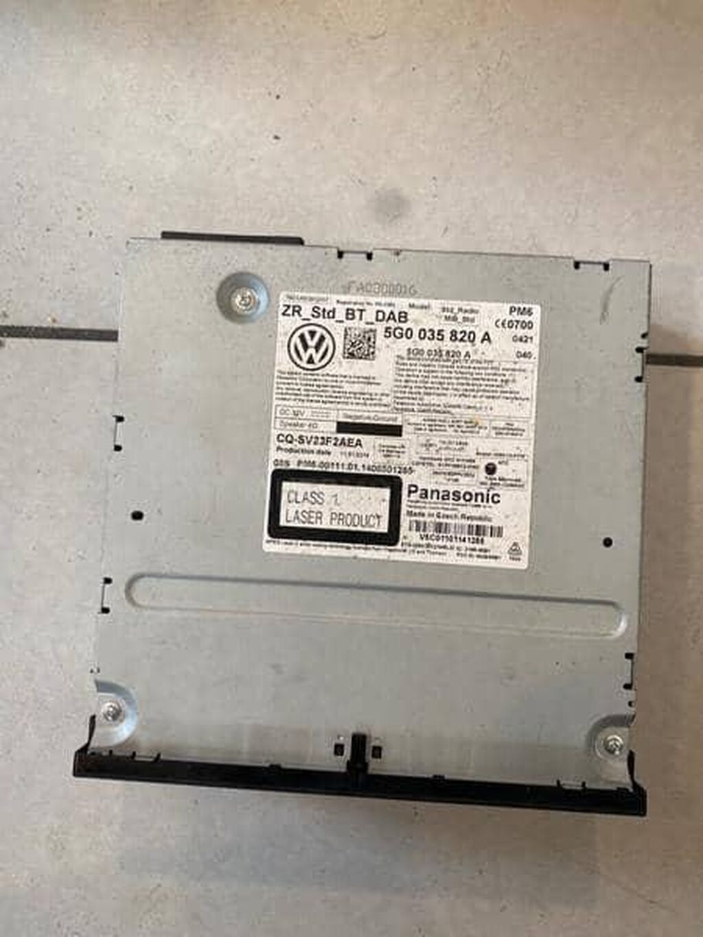 DVD PLEJER ZA VOLKSWAGEN GOLF 7 - 5G0035820A | Dvd plejer za Golf