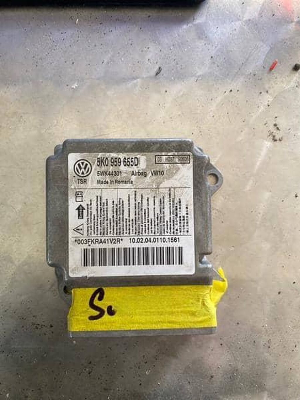 CENTRALA AIRBAG ZA ŠKODA SUPERB - 5K0959655D | Centrala airbag za