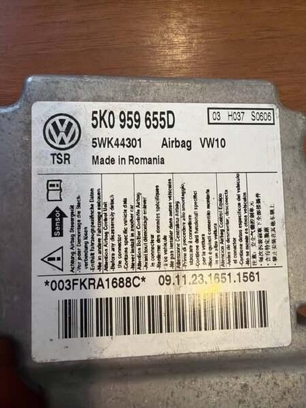AIRBAG MODUL ZA VOLKSWAGEN GOLF 6, JETTA, SCIROCCO . - 5K0959655D |
