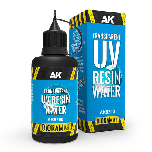 NEW! AK-Interactive 8290 Transparent UV Resin Water