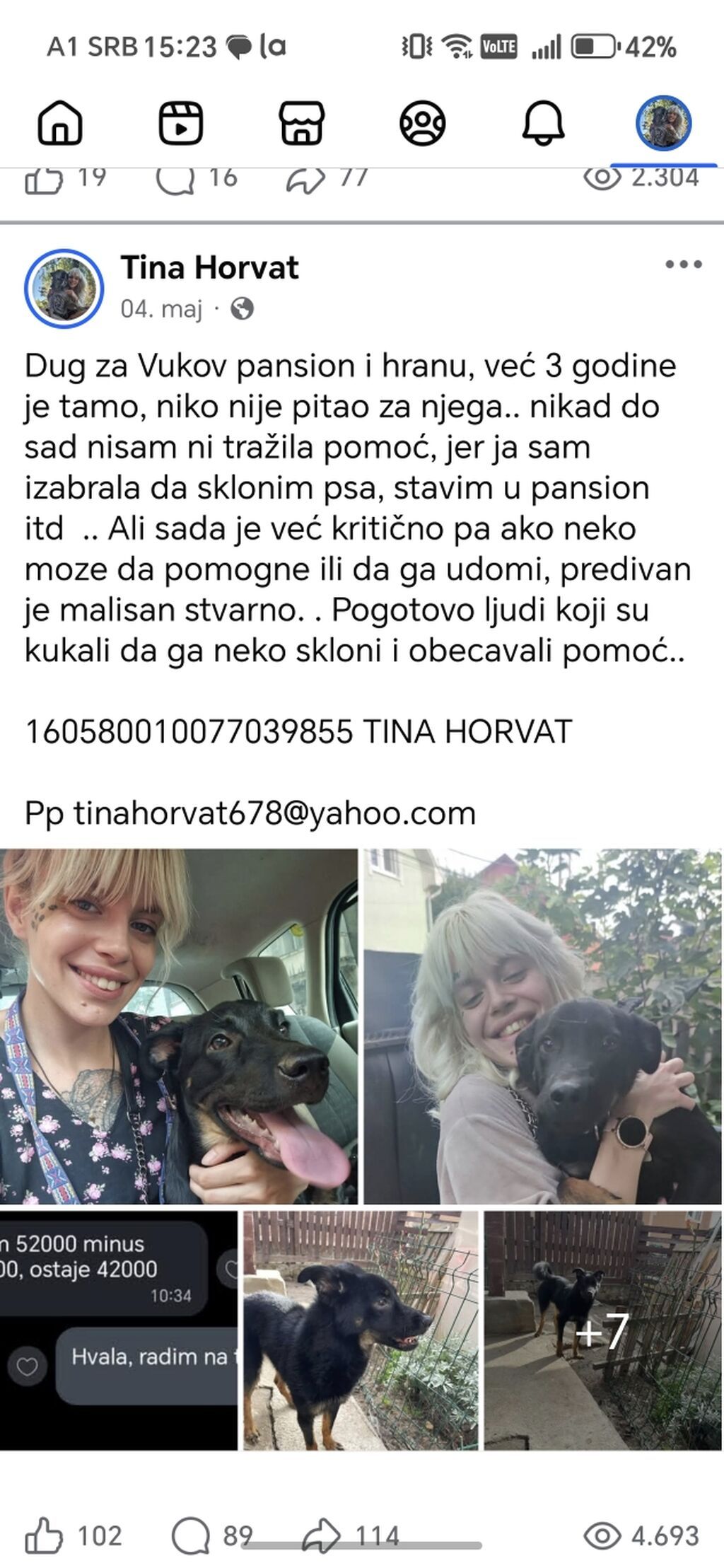 Udomljavanje psa – mladi mužjak mešanac, srednjeg rasta - Starost
