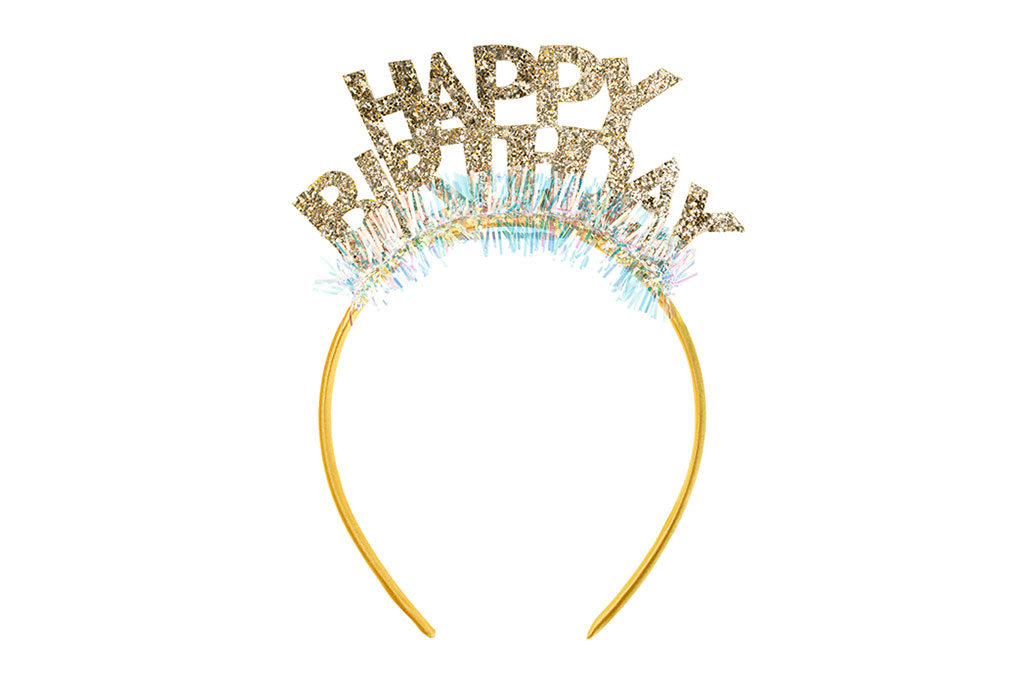 Rajf Happy Birthday zlatni – 19cm