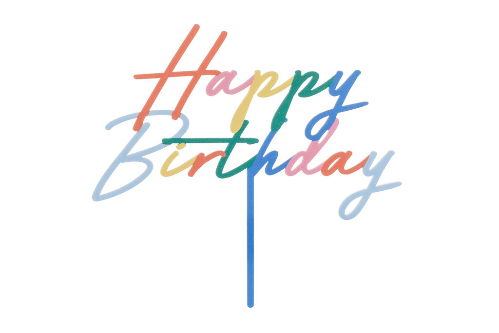 Toper za tortu – Happy Birthday