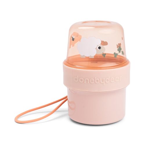 Done By Deer tiny farm to go 2u1 posuda za grickalice, roze