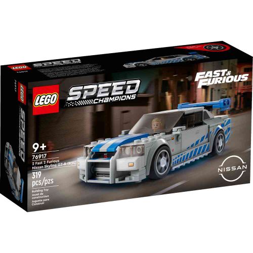 Lego Speed Champions 2 Fast 2 Furious Nissan Skyline Gt-R R34