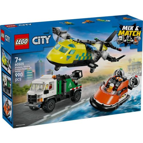 Lego City Airplane, Service Truck And Hangar