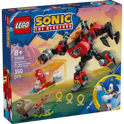 Lego Knuckles Vs Dr Eggman Egg Crusher Mech