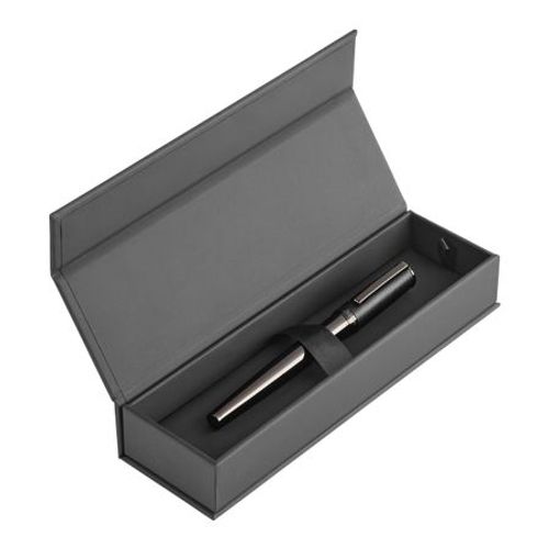 Hugo Boss roler olovka Double B Saffiano Black